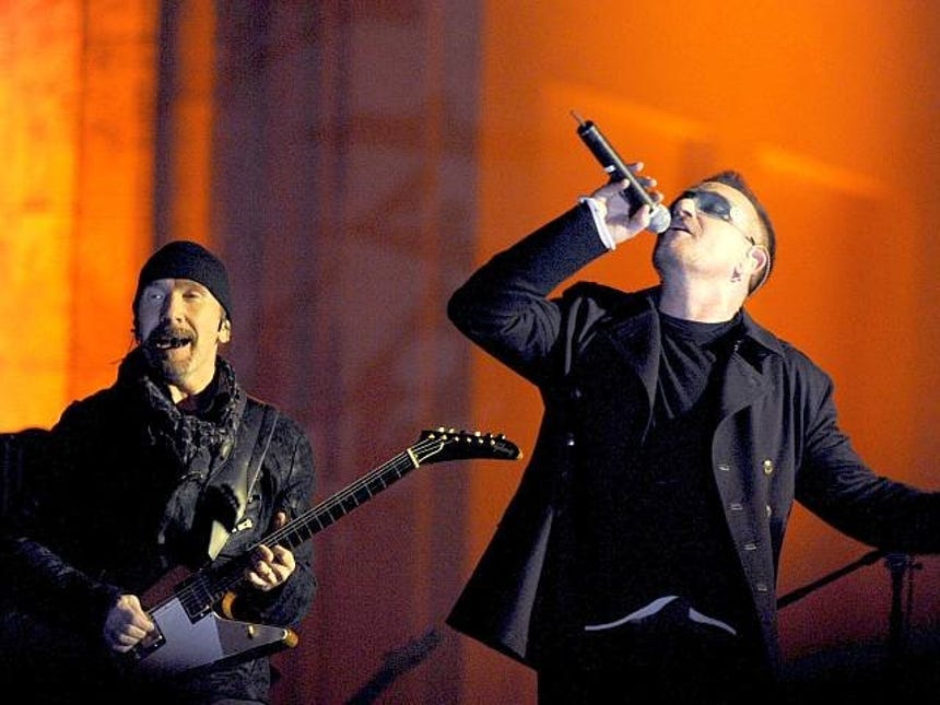 U2 lanza adelanto de nueva canción para película sobre Mandela