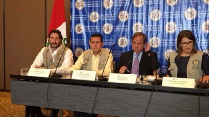 Misión de OEA exhorta a Perú a iniciar profunda reforma electoral