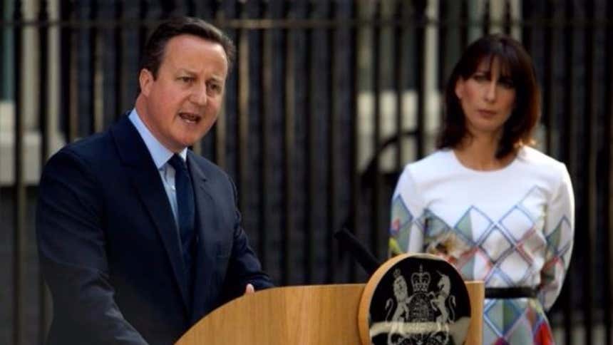 David Cameron anunció su dimisión tras la victoria del Brexit