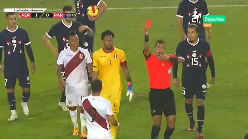 Perú vs. Paraguay: Alexander Succar y Fabián Balbuena fueron expulsados ...