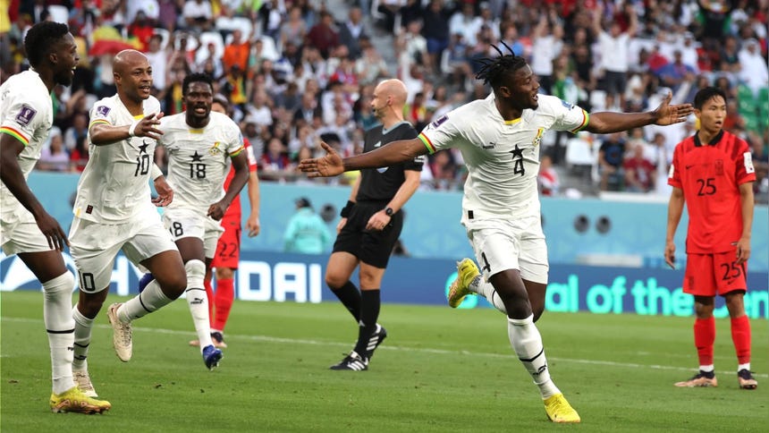 Qatar 2022: Ghana se adelantó en el marcador y anotó el primero ante ...