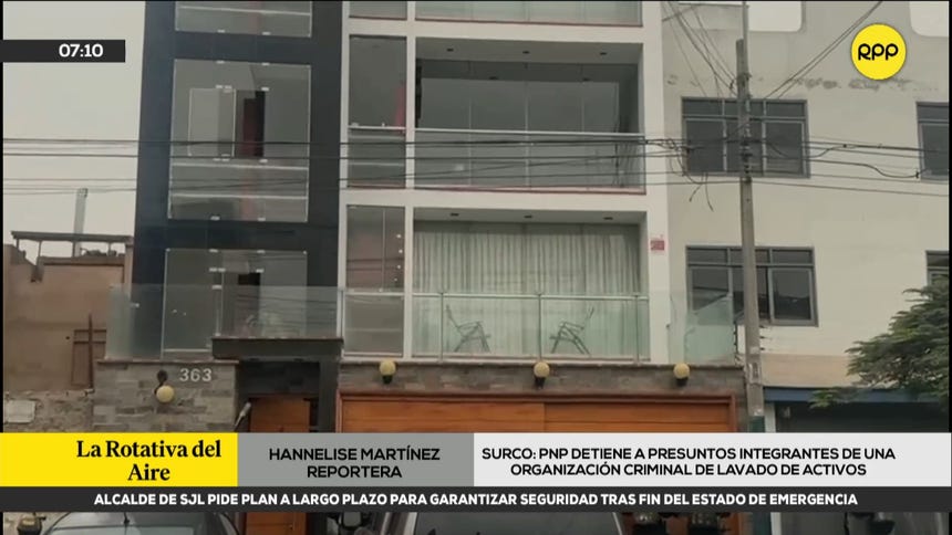 Surco: Policía detuvo a 7 integrantes de una presunta organización criminal