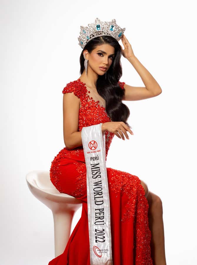 Lucía Arellano, Miss Perú Mundo, lista para ir por la corona del ...