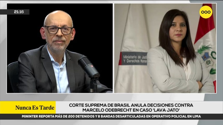 Silvana Carrión afirmó que la justicia peruana no tiene por qué regirse ...