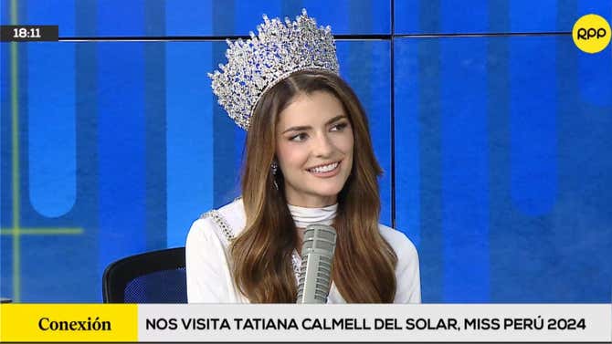 Tatiana Calmell ganadora del Miss Perú 2024 hablo de sus proximas ...