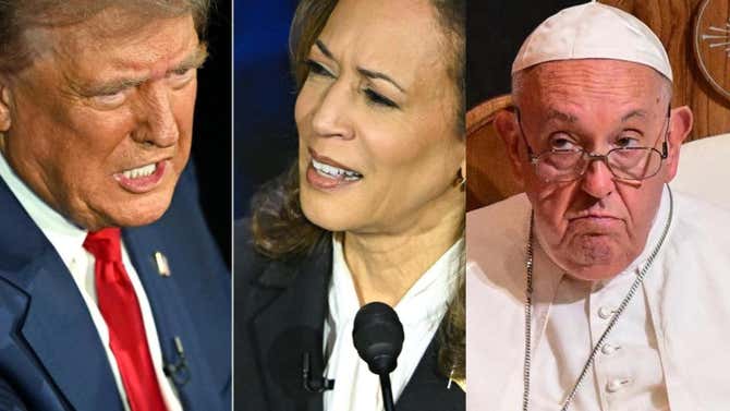 Las duras palabras del papa Francisco hacia Donald Trump y Kamala ...