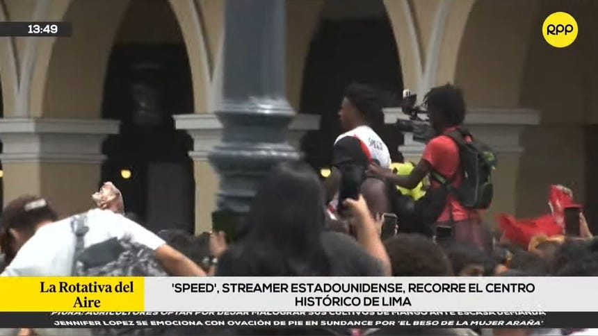 Speed en Lima en vivo: famoso streamer estadounidense se pasea en las ...