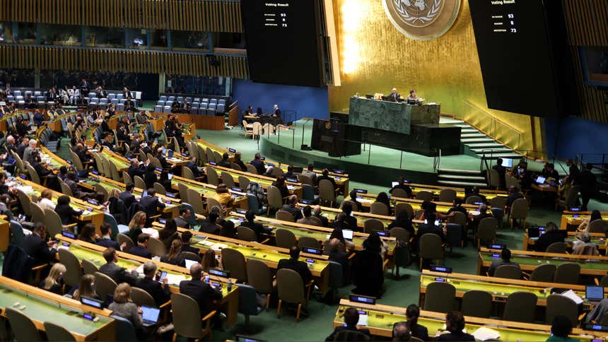 Asamblea General de ONU aprobó, pese a oposición de EE.UU., una ...
