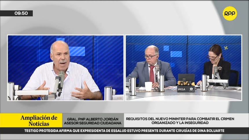 Alberto Jordán, asesor en seguridad ciudadana de la MML, pide que se ...