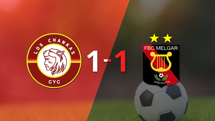 Liga 1: Los Chankas saca agónico empate ante Melgar con gol de Isaac ...
