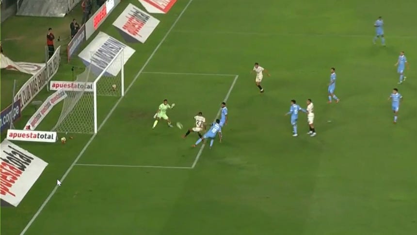 VIDEO Universitario vs Sporting Cristal: José Carabalí y su remate al ...