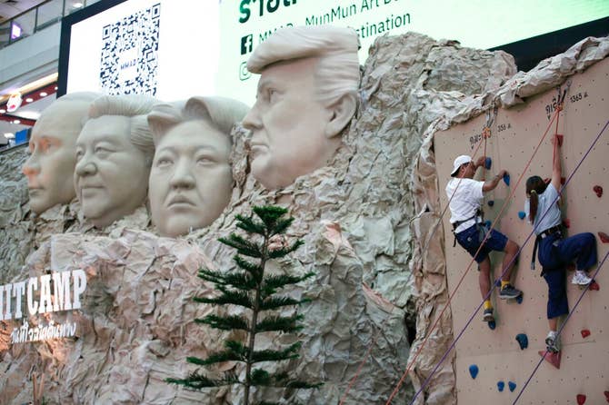 Vladímir Putin, Xi Jinping, Kim Jong-un y Donald Trump protagonizan la ...
