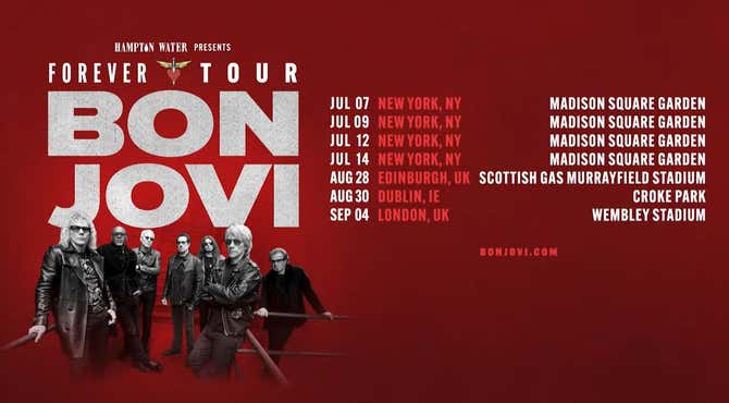 Bon Jovi anuncia su regreso a los escenarios con una serie conciertos ...