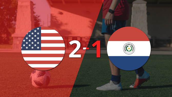 Estados Unidos se quedó con el amistoso: venció 2-1 a Paraguay