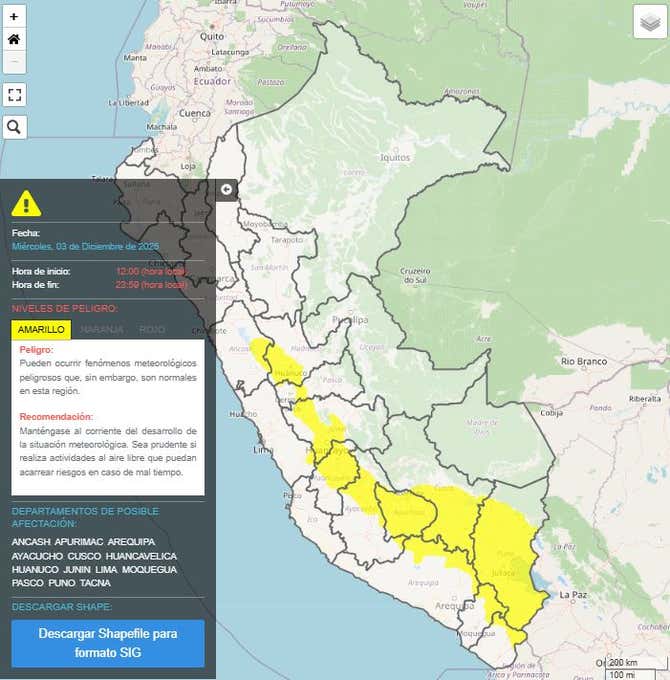 DANA Qori impacta en Perú según Senamhi: fenómeno provoca ...