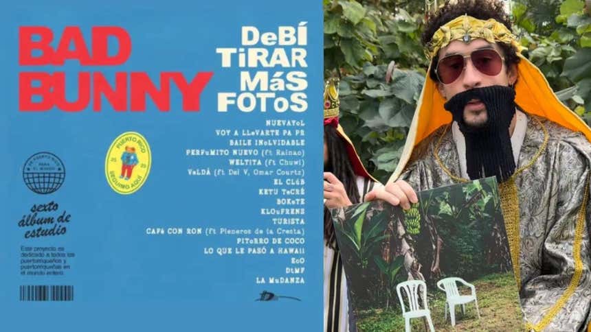 Debí tirar más fotos de Bad Bunny reconocido como mejor disco de 2025 ...