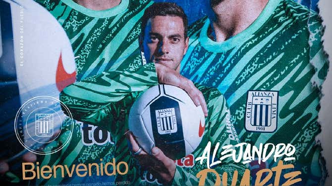 Alianza Lima anunció el fichaje del arquero Alejandro Duarte para la ...