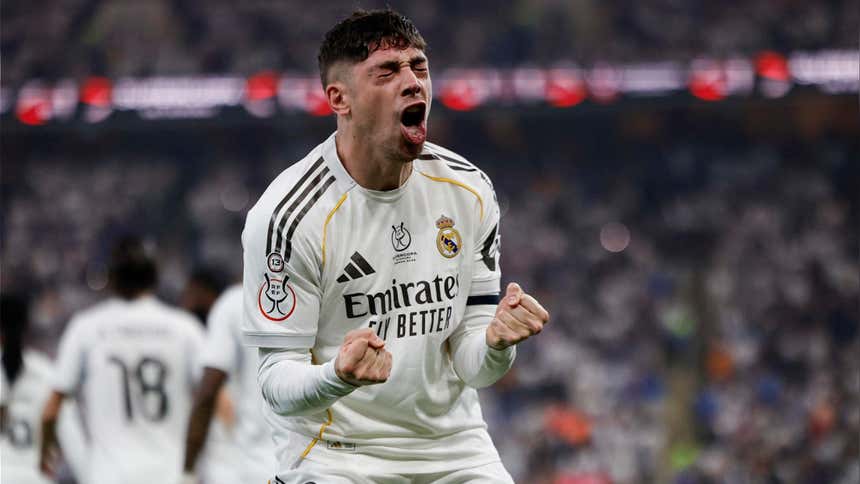 GOL, Real Madrid vs Atlético EN VIVO: ver Federico Valverde golazo de ...