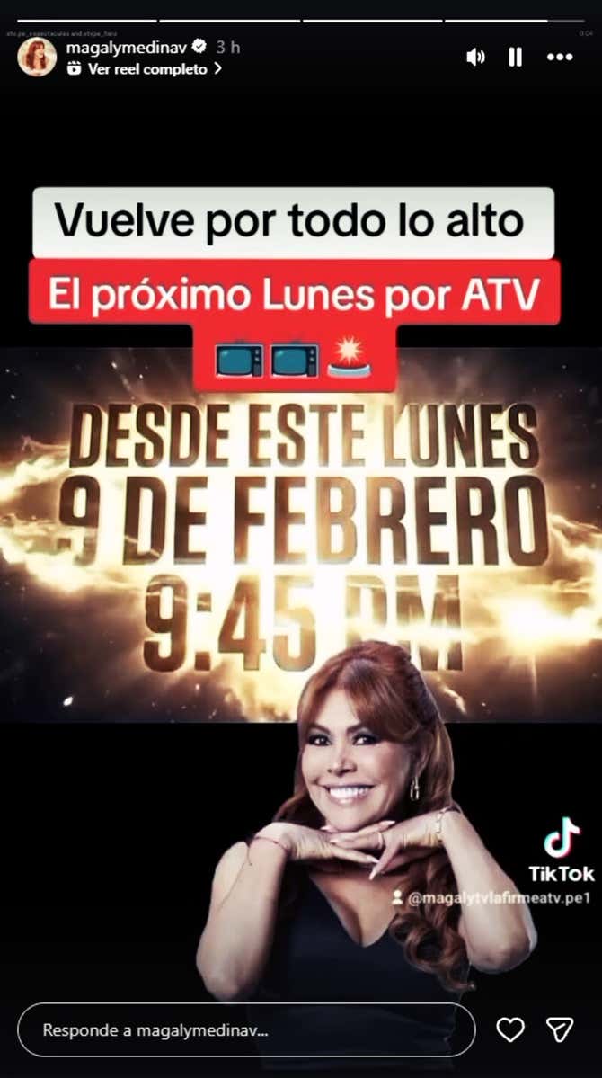 Magaly Medina anuncia la fecha de su regreso a la televisión este 2026 ...