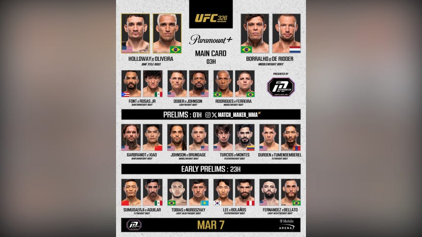 Resultados UFC 326 Holloway vs Oliveira 2 resumen y todo lo que dejó ...