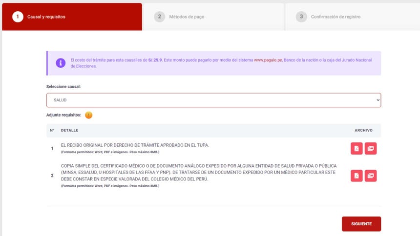 Cómo solicitar dispensa por no votar o justificación por multa ...