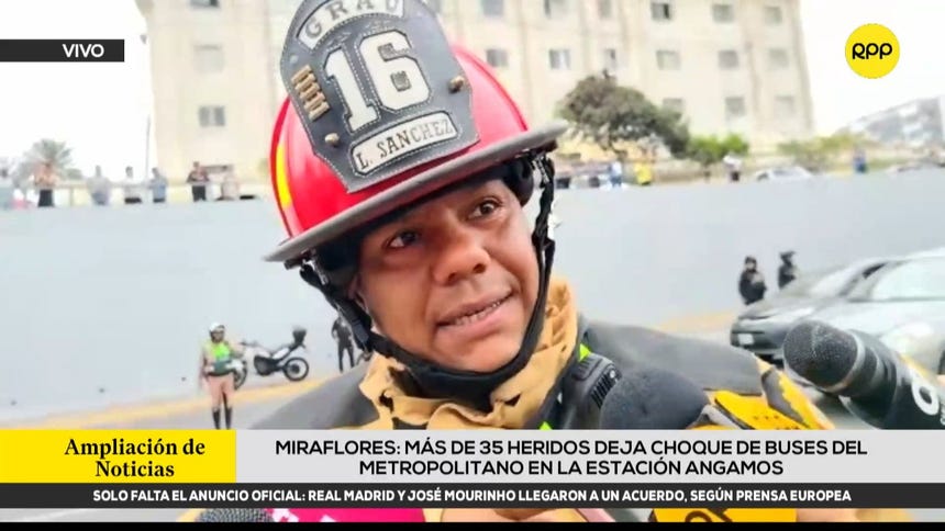 ¿Cuál es el estado de los heridos tras choque de tres buses del ...