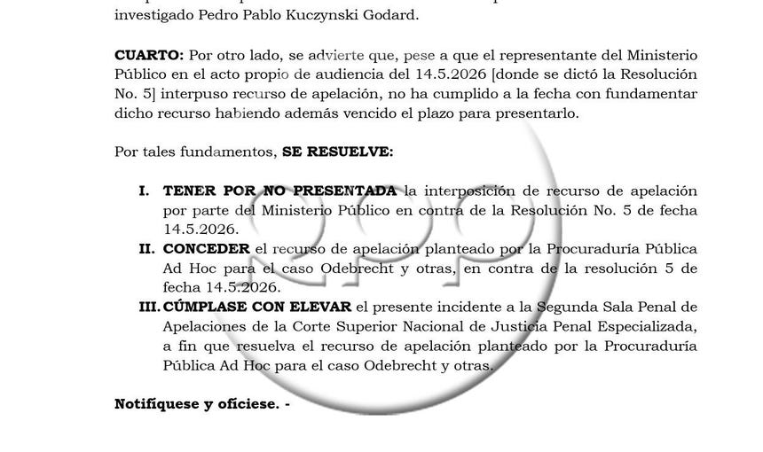 PPK: Procuraduría pide revocar archivamiento de caso por aportes de ...