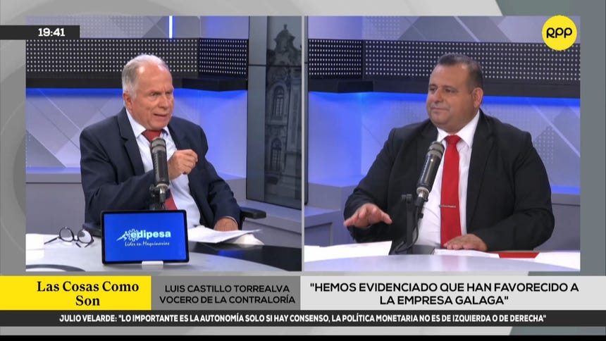 Vocero de la Contraloría: vocero señala que Piero Corvetto autorizó la ...