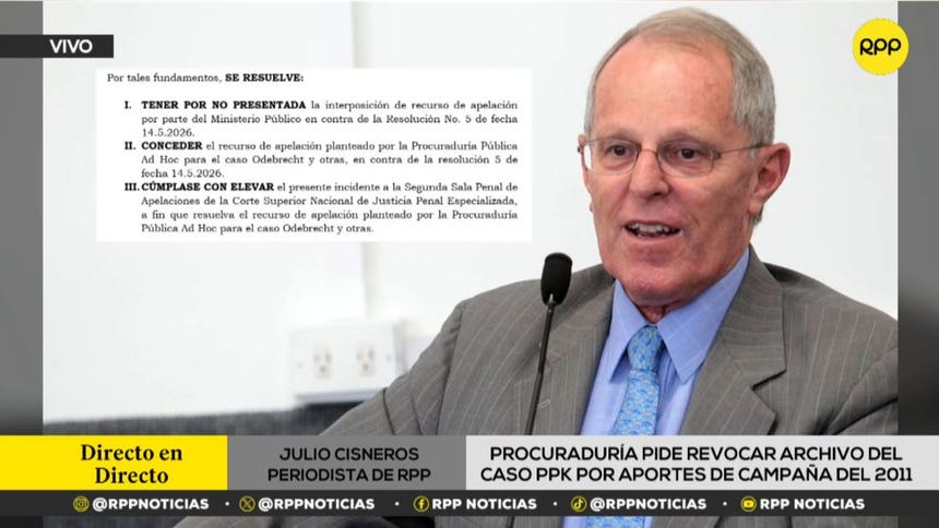 PPK: Procuraduría pide revocar archivamiento de caso por aportes de ...