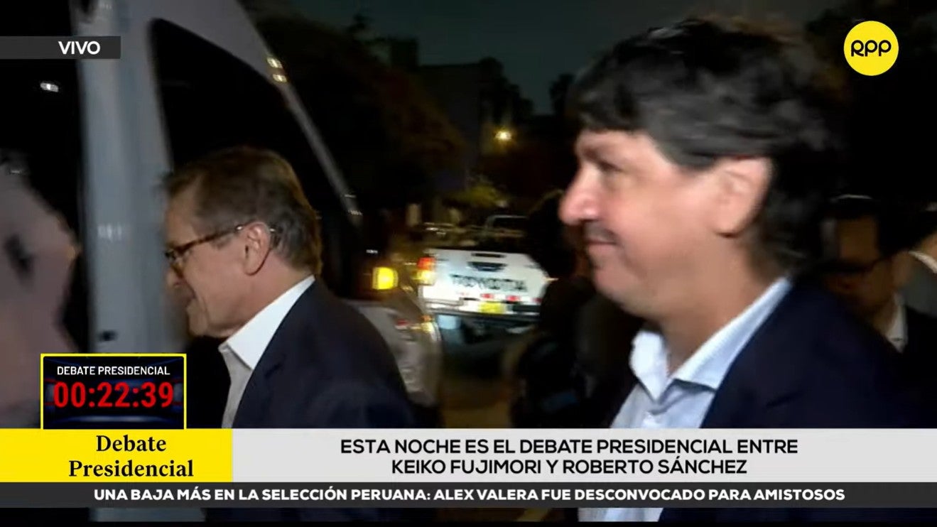 debate presidencial en vivo Keiko Fujimori y Roberto Sánchez en segunda ...